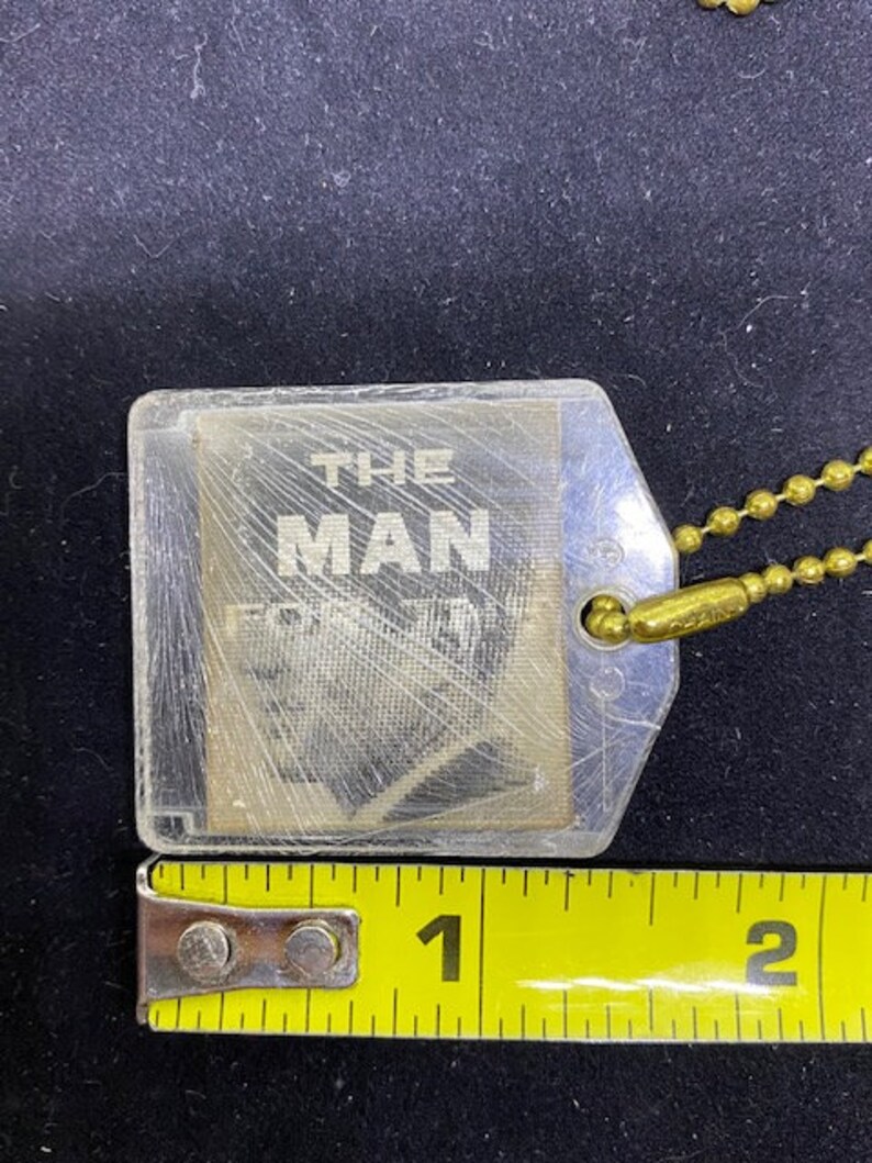 President John F Kennedy JFK Flicker Button Keychain 1960's - Etsy