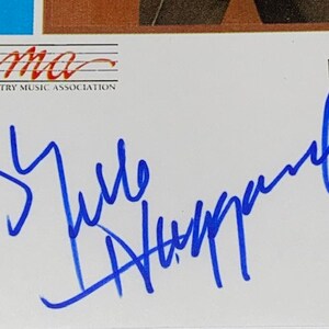 Country Icon Merle Haggard Autographed Item JSA - Etsy