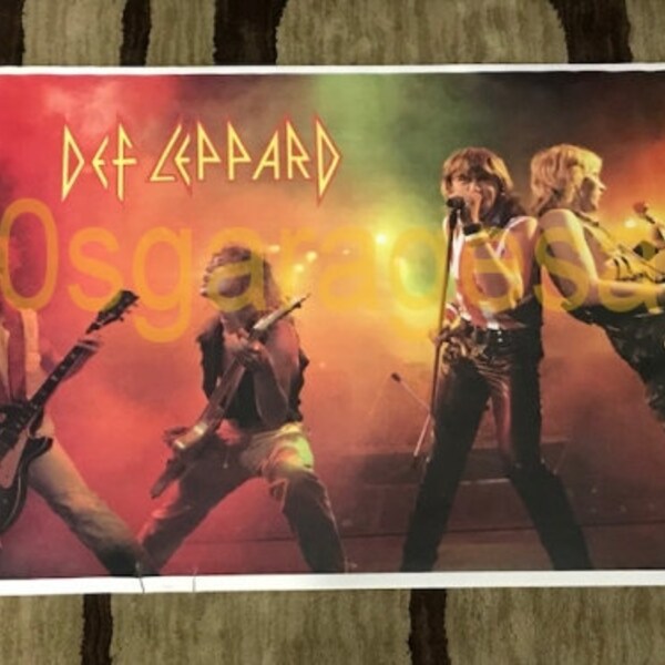 1983 Def Leppard - Etsy
