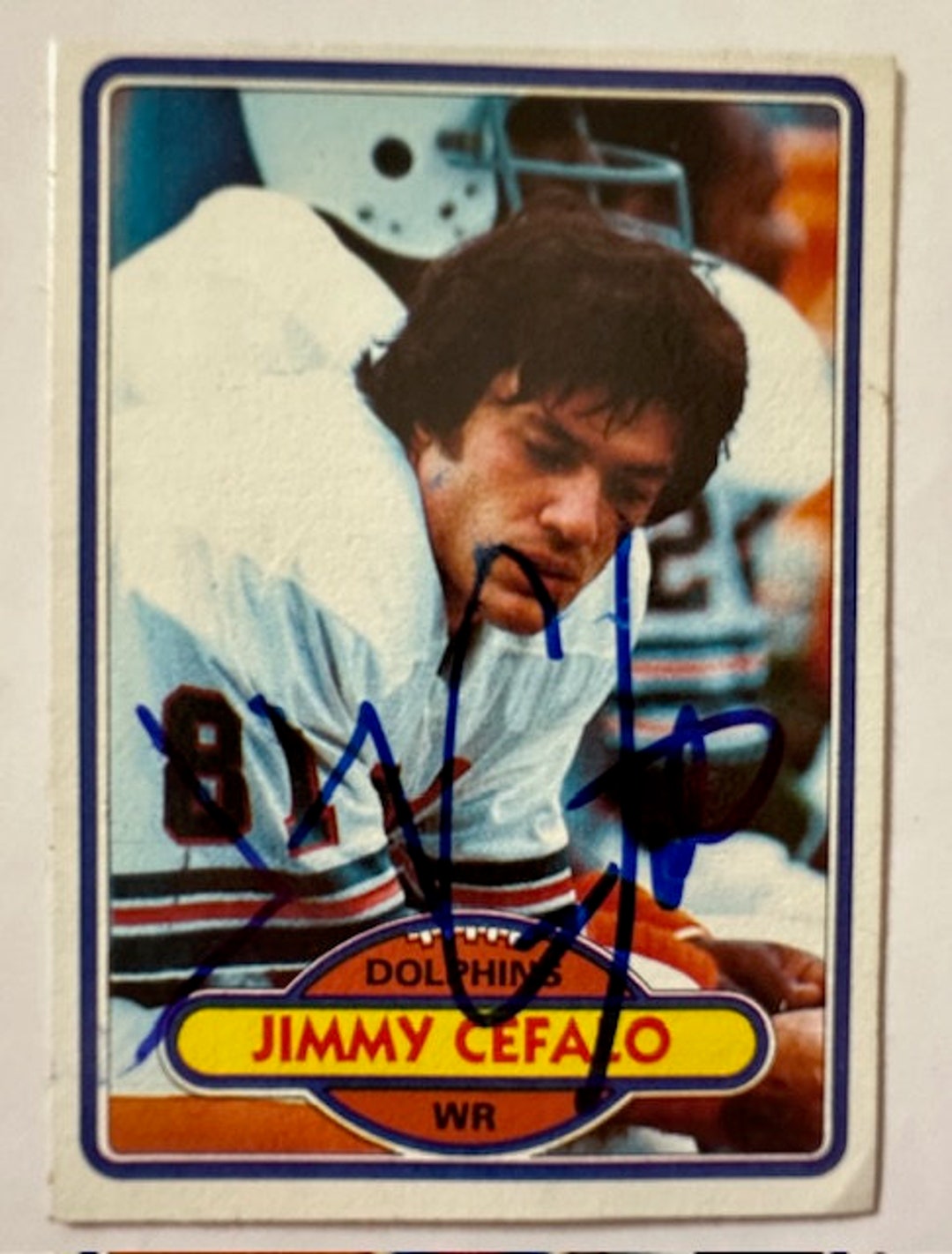 NFL Wide Receiver Jimmy Cefalo Autographed Card (JSA) - Etsy
