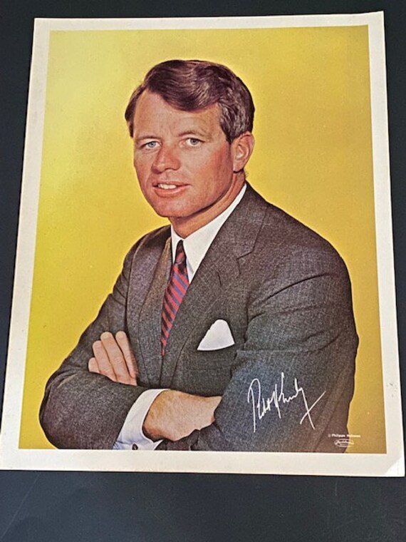 Robert F Kennedy RFK 1968 Portrait | Etsy