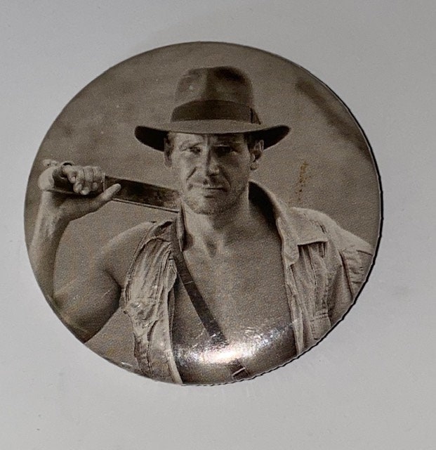 Indiana Jones Button Original 1980's - Etsy