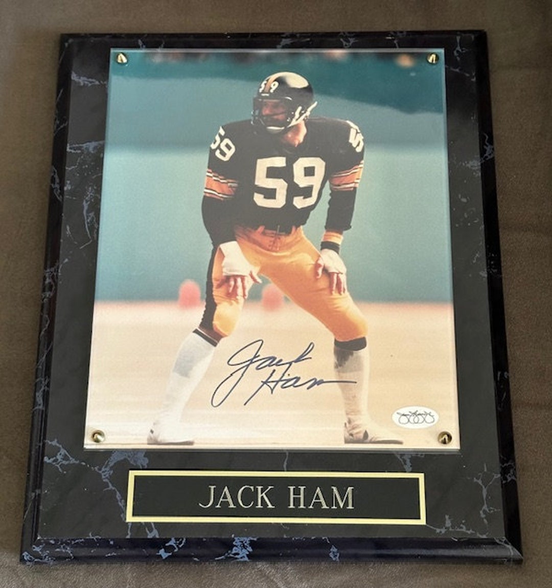 Jack Ham Pittsburgh Steelers Mounted Autograph (JSA) - Etsy
