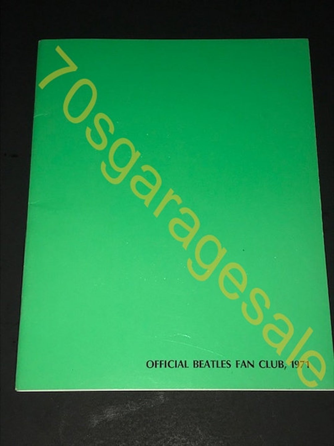 The Beatles Official Fan Club Program 1971 - Etsy