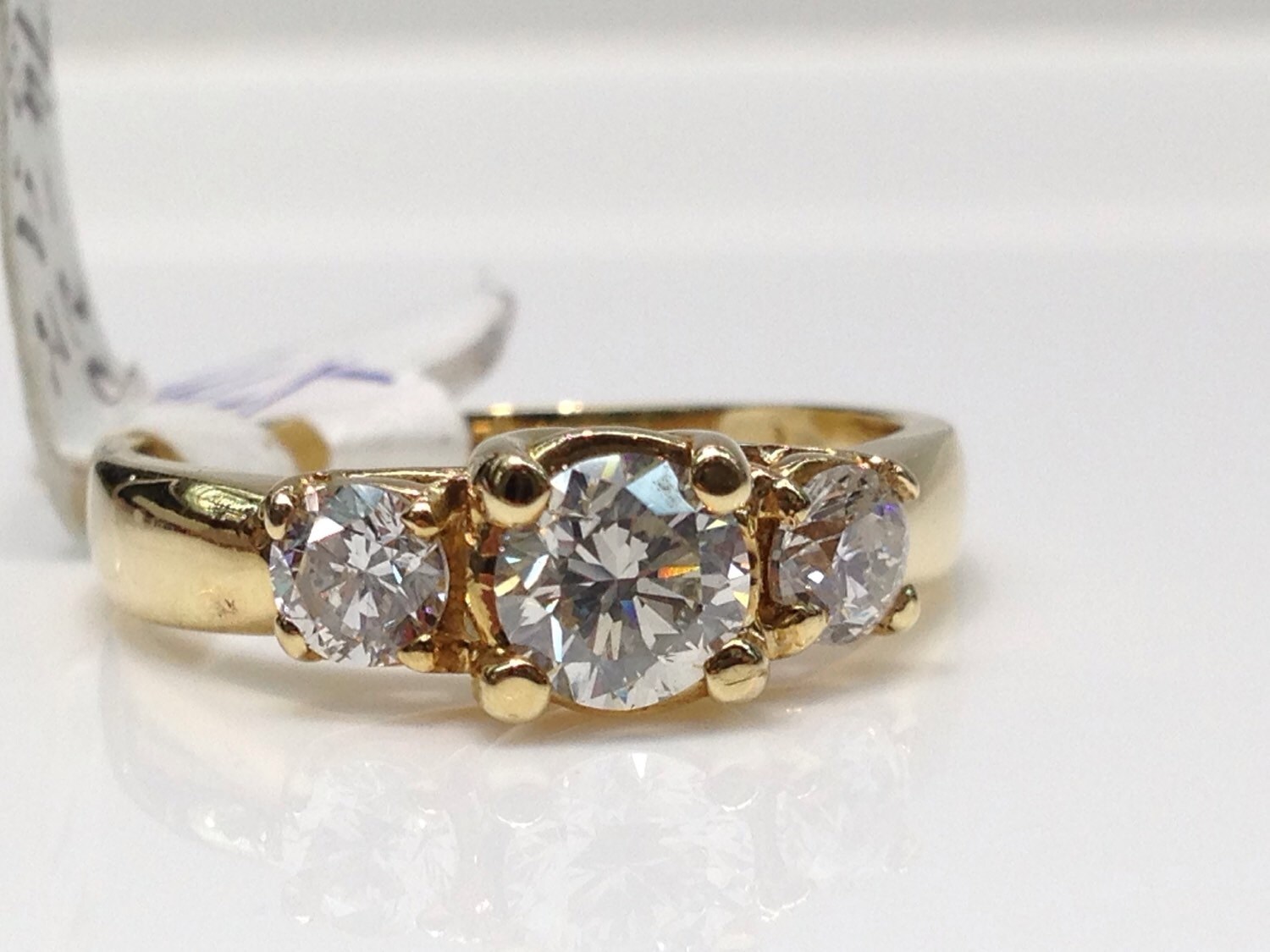 Vintage 14K Gold Handmade Engagement Ring 14K Yellow Gold | Etsy