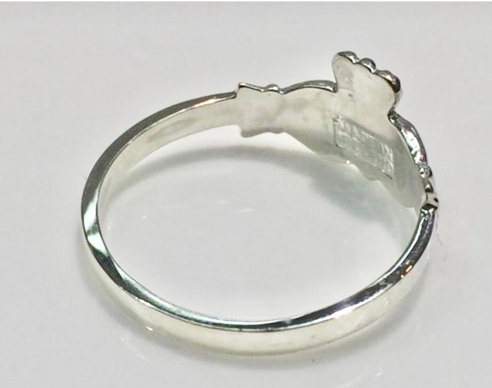 Claddagh Ring for Kids Handmade in Sterling Silver smaller - Etsy