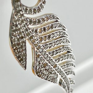 Diamond Feather Pendant in 14K Yellow Gold, Feather, Plume, Feathers ...