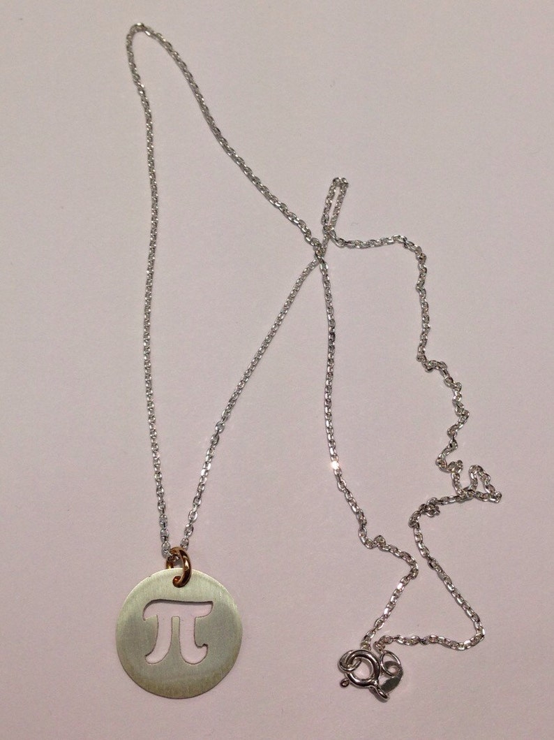 Mathematical Symbol Pi Handmade Pendant With 16 - Etsy