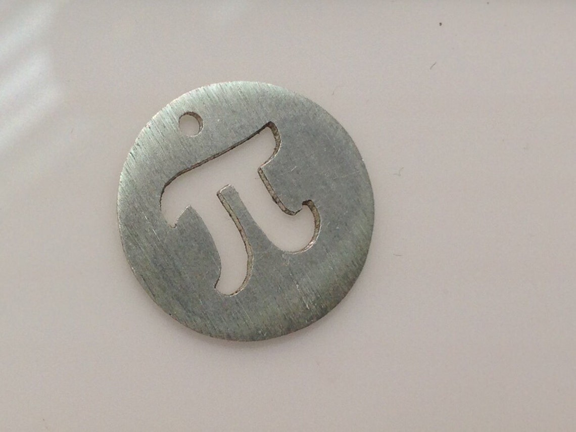 Mathematical Symbol Pi Handmade Pendant With 16 - Etsy