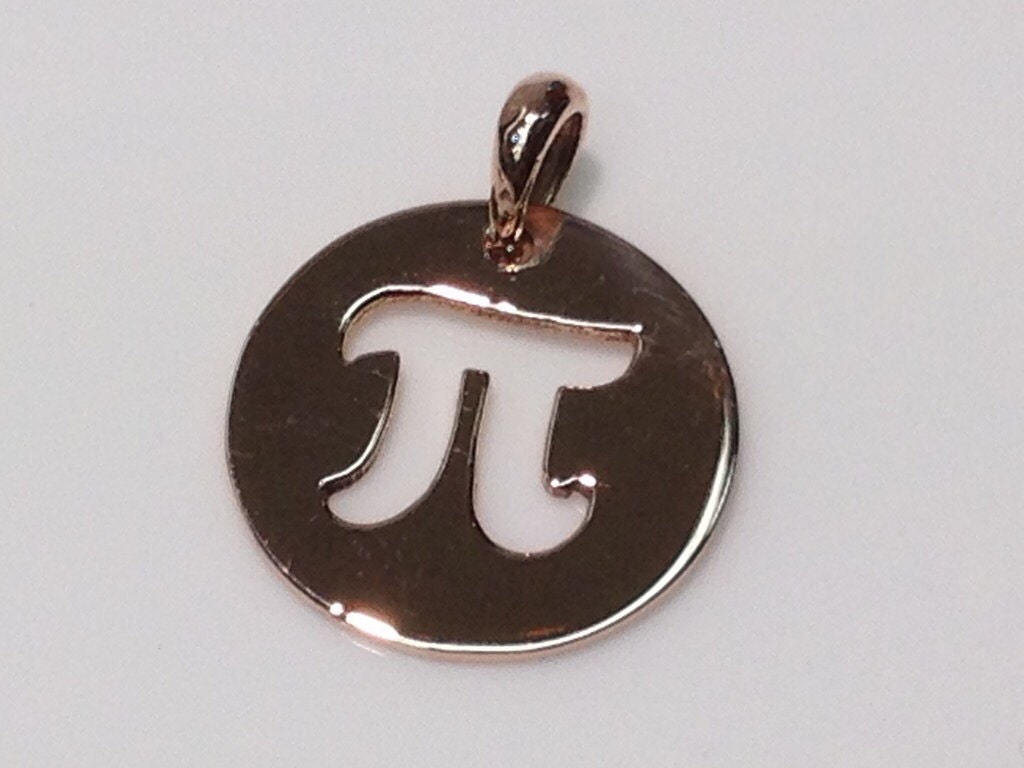 Mathematical Symbol Pi Handmade Pendant with 16 | Etsy