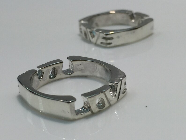 Handmade Solid Silver Double Sided LOVE Ring, LOVE Ring, Silver Ring ...