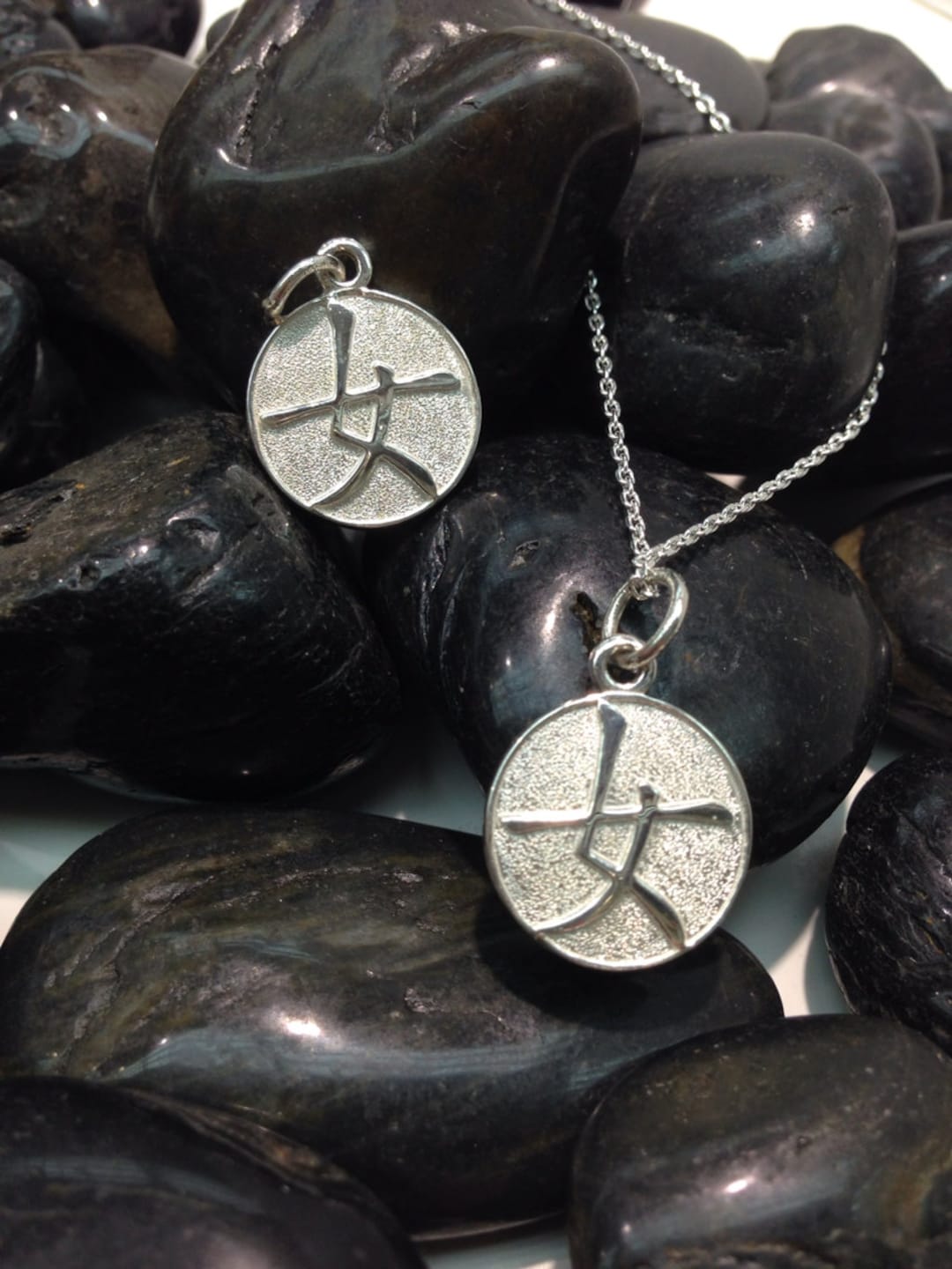 Chinese Symbol for Girl, Lady, Woman, Daughter, 女 as Handmade Silver ...