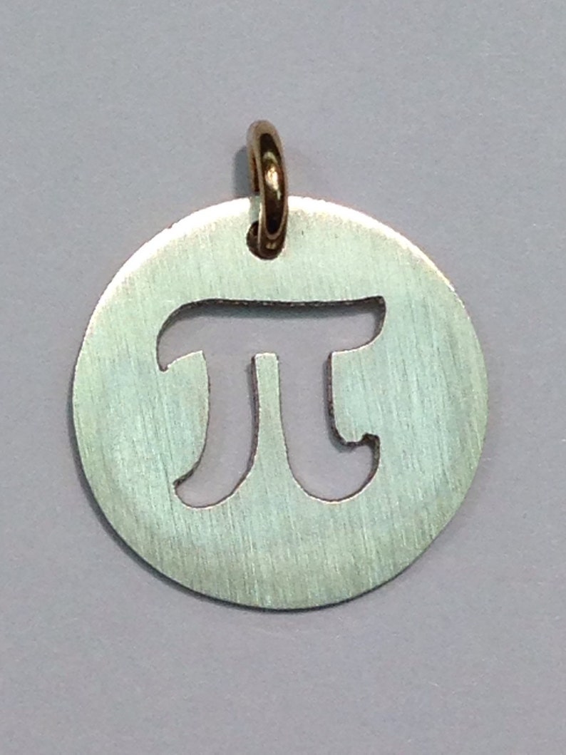 Mathematical Symbol Pi Handmade Pendant With 16 - Etsy