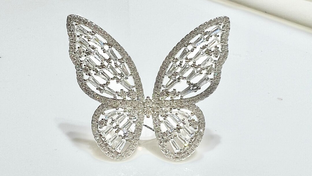 Butterfly Handmade Ring in Sterling Silver, Butterfly Ring, Butterfly ...