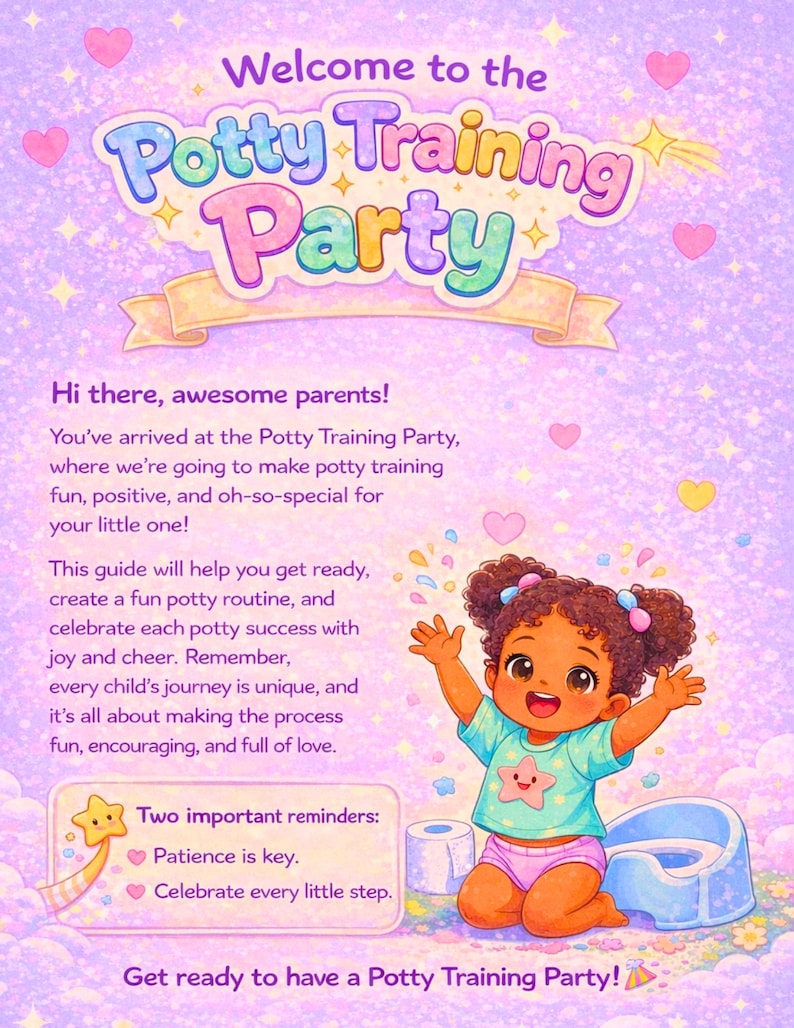 Potty Training Party Bundle | Potty Training Guide for Toddlers ...