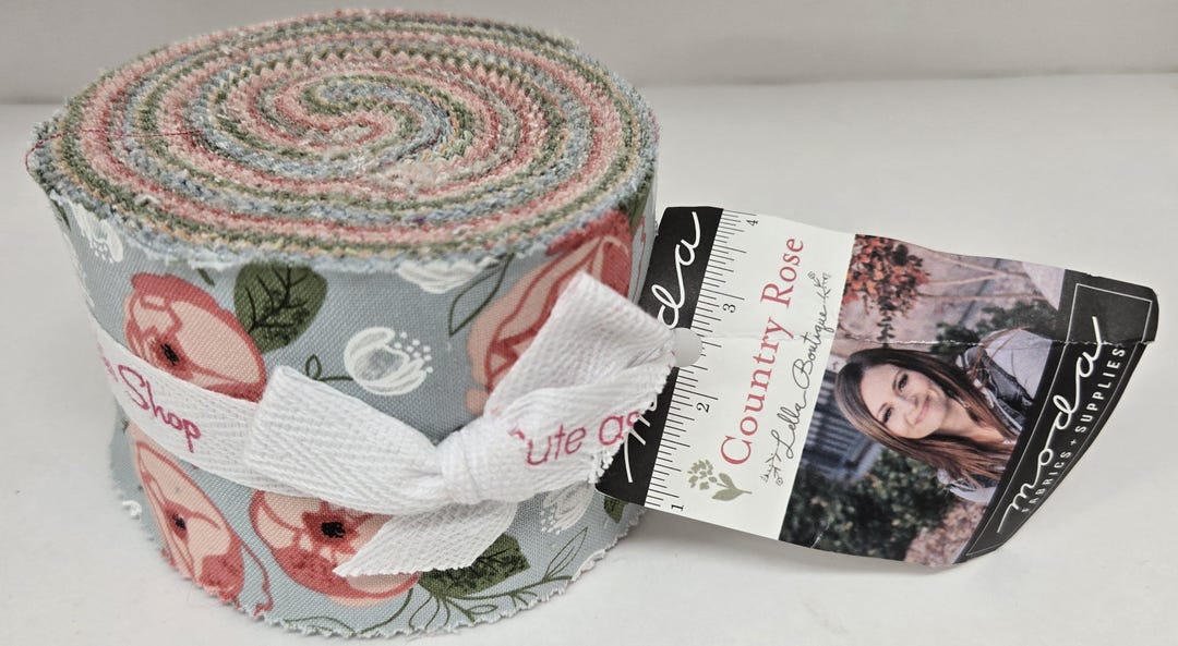 1/2 Roll of 2.5 " X WOF Moda's Country Rose Design. - Etsy