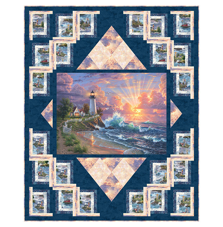 Lighthouse Quilt - Etsy