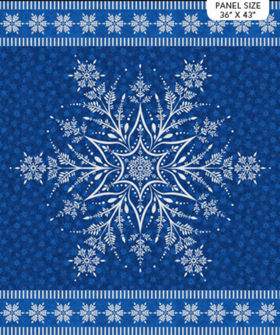 Shimmer Frost Snow Panel Blue - Etsy