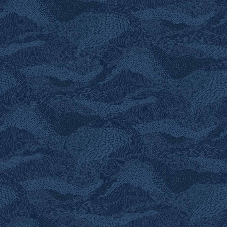 Figo Elements Navy 92007 49 - Etsy