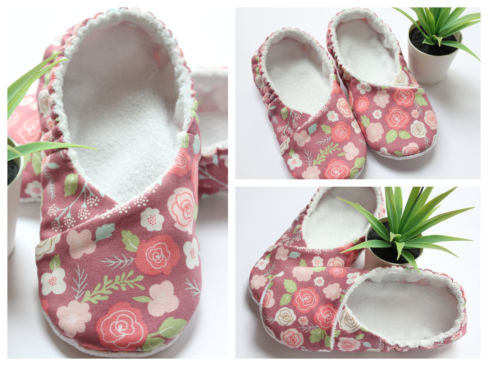 Youth-women's Slipper - Wrap-overs - Sizes 1 to 13 - Digital Pdf Sewing ...
