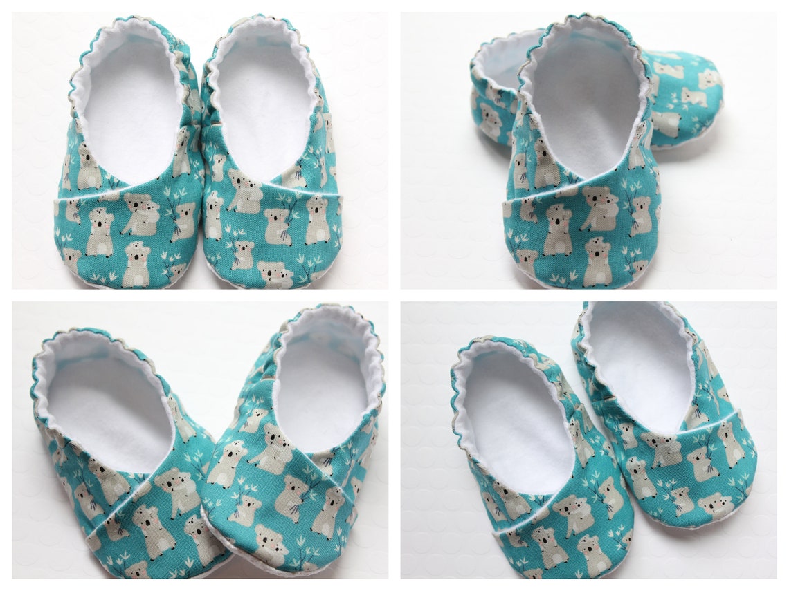 Kid Slipper Pattern Wrap-overs Sizes 6 to 13 - Etsy