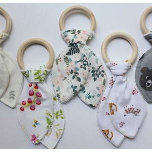 Baby Sewing Pattern Bundle: Bib, Burp Cloth, Teether, Mittens (PDF ...