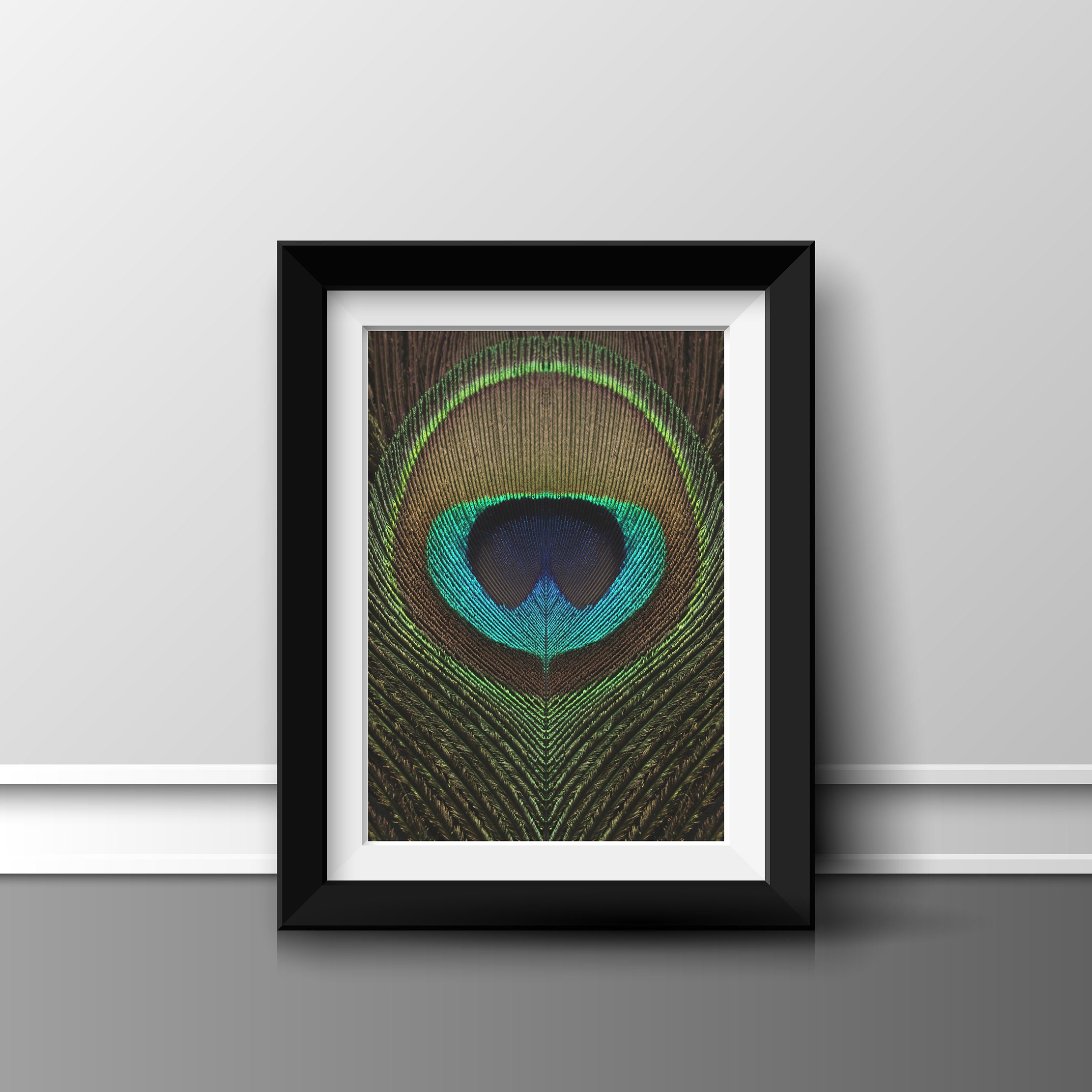 Peacock Feather Symmetry INSTANT DOWNLOAD - Etsy UK