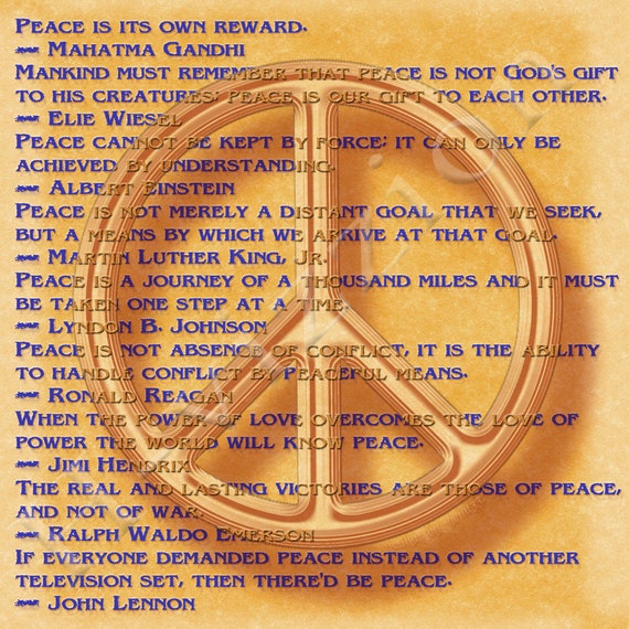 Symbol Of Peace Quotes