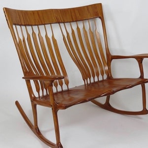 Double Rocking Chair, Rocking Chair, Chair, Custom Made Rocking Chair ...