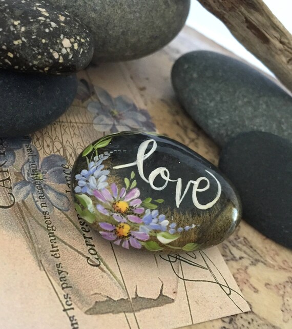 Painted Rock Love Rock Wedding Rock California Beach Rock