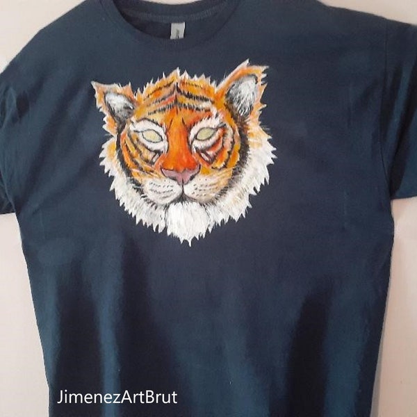 Hand Painted T Shirt - Etsy