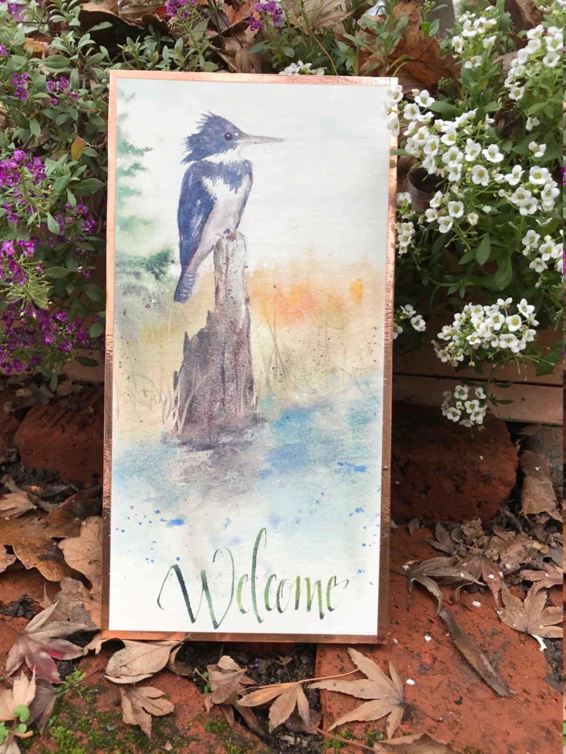 Kingfisher Welcome Sign - Etsy