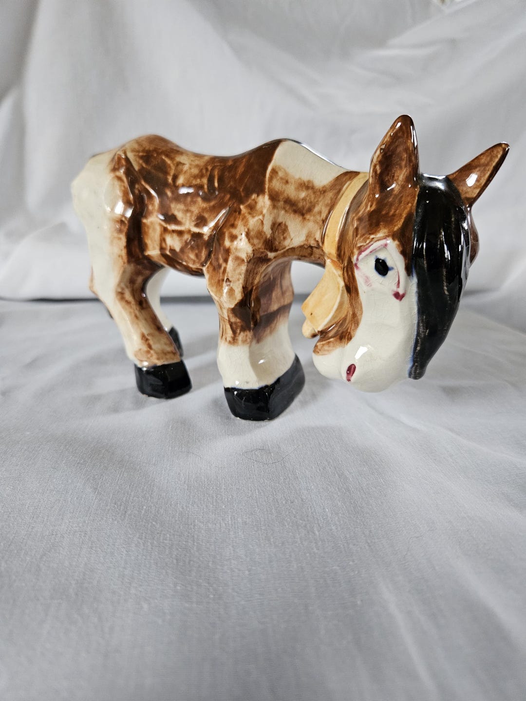 Vintage Donkey Figurine - Porcelain Donkey - Donkey Figurine - Donkey ...