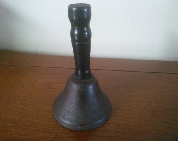 Vintage Bell - Dinner Bell - Metal Bell - Metal Bell With Wood Handle ...