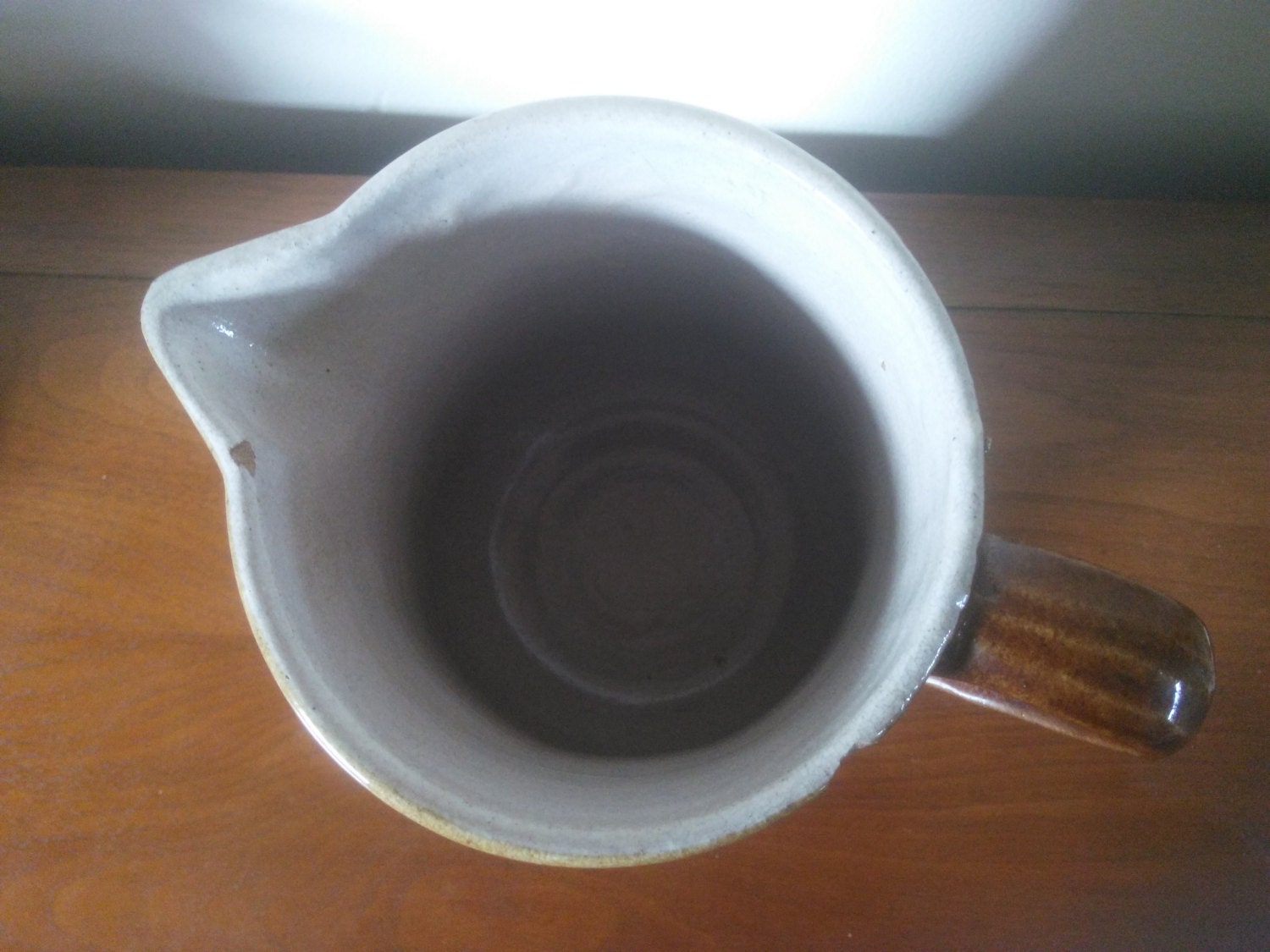 Vintage Brown Stoneware Pitcher Pitcher Stoneware Pitcher | Etsy