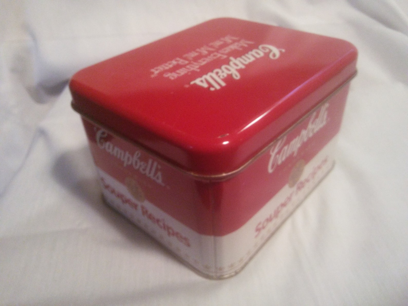 Vintage Recipe Box Recipe Box Campbell's Soup Recipe - Etsy