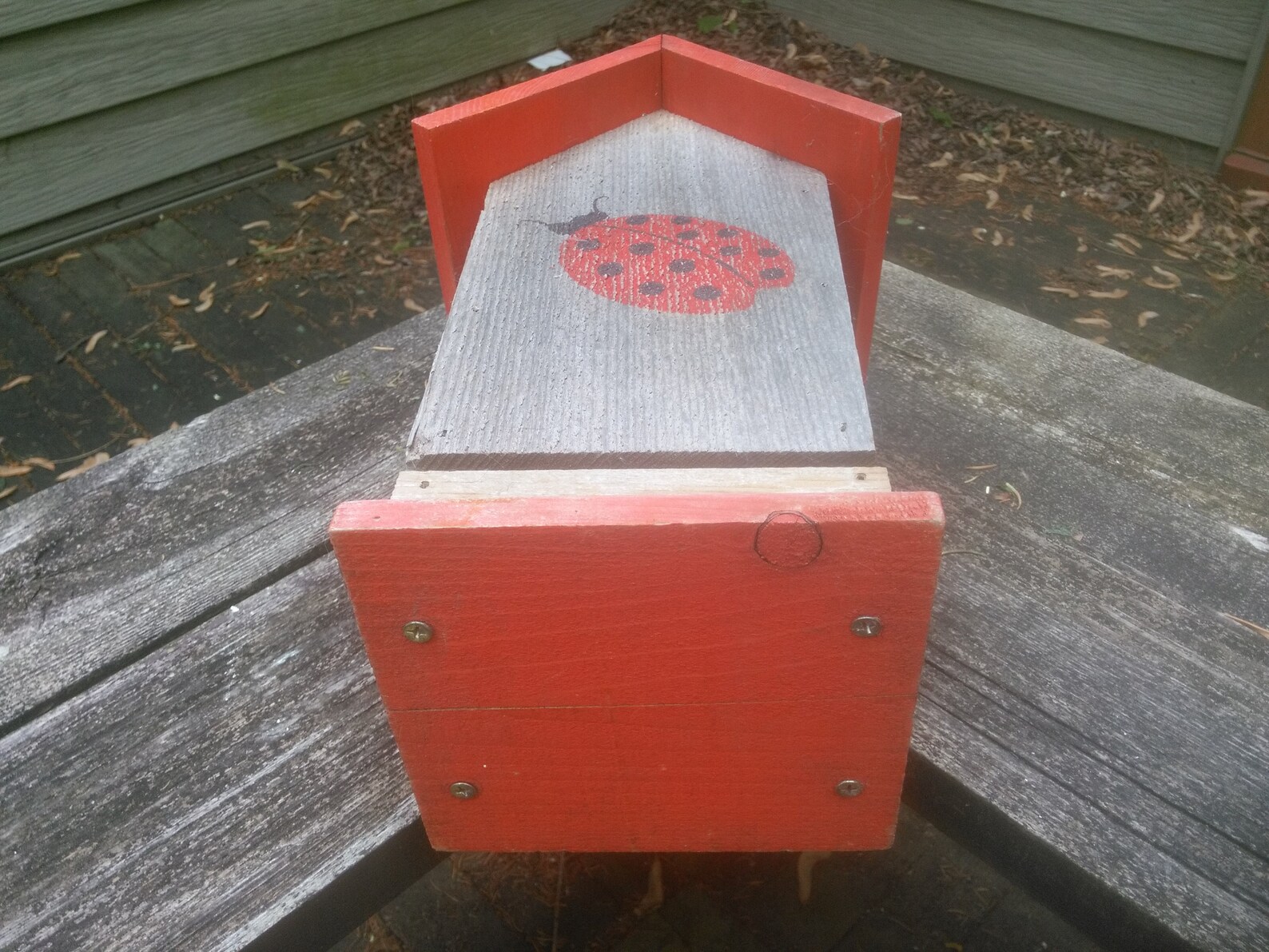 Vintage Ladybug House Ladybug House Wood House Ladybug | Etsy