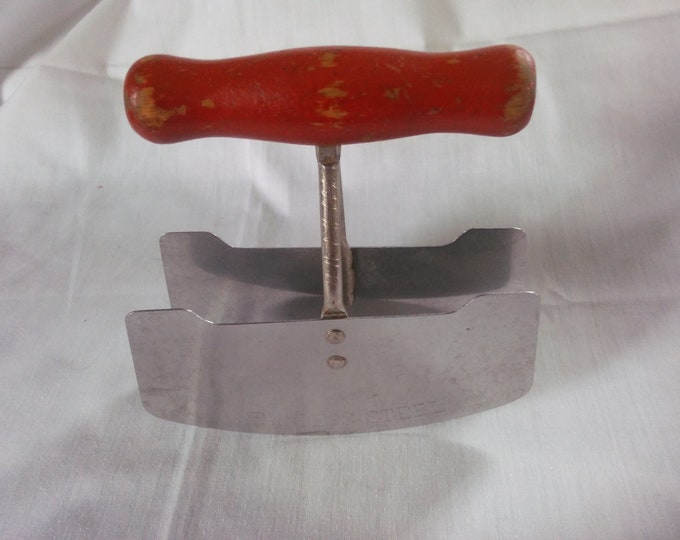 Vintage Stainless Steel Chopper - Two Blade Chopper - Farmhouse Kitchen ...