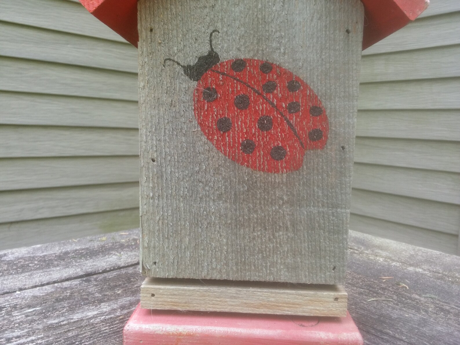 Vintage Ladybug House Ladybug House Wood House Ladybug | Etsy