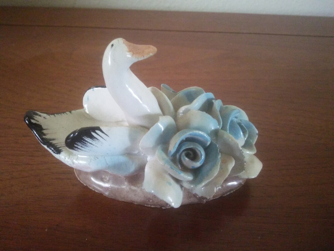 Vintage Swan Salt Vintage Swan Swan Figurine Salt Cellar - Etsy