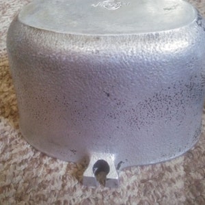 Vintage Century Silver Seal Covered Hammered Aluminum Pot - Heart Pot ...