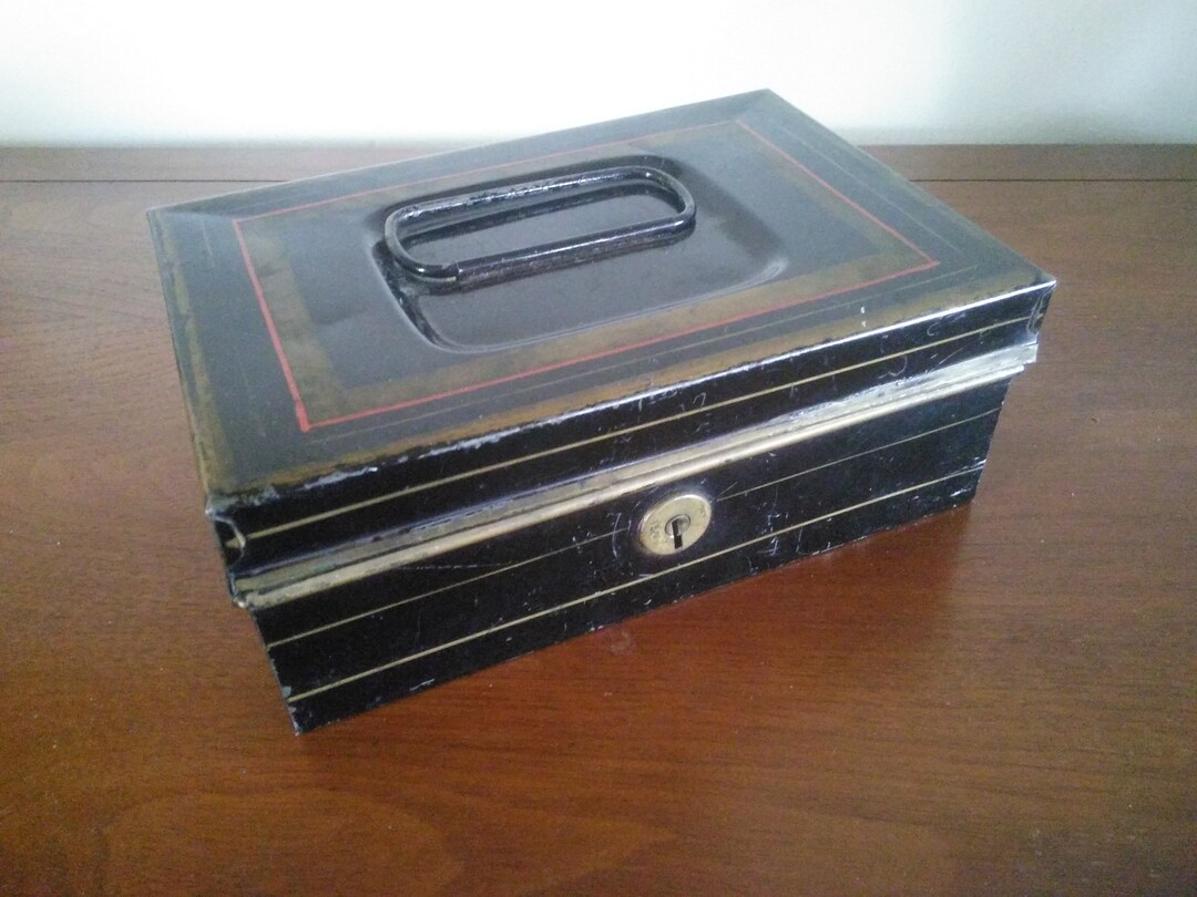 Vintage Metal Box - No Key - No Latch - Metal Storage Box - Etsy