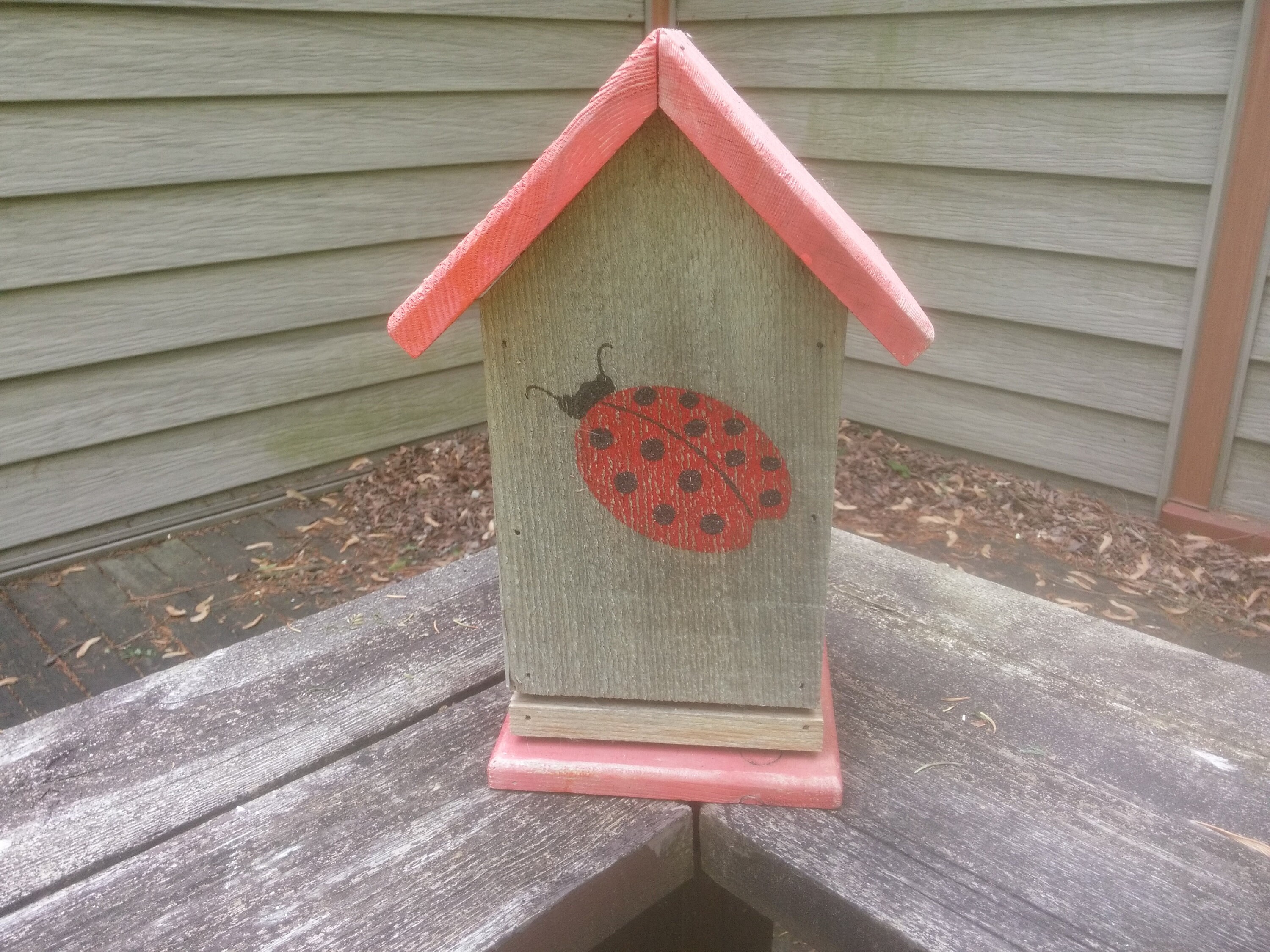 Vintage Ladybug House Ladybug House Wood House Ladybug | Etsy