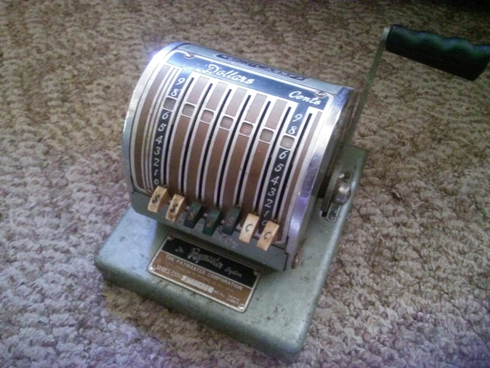 Vintage Paymaster Check Register or Check Writing Machine by | Etsy