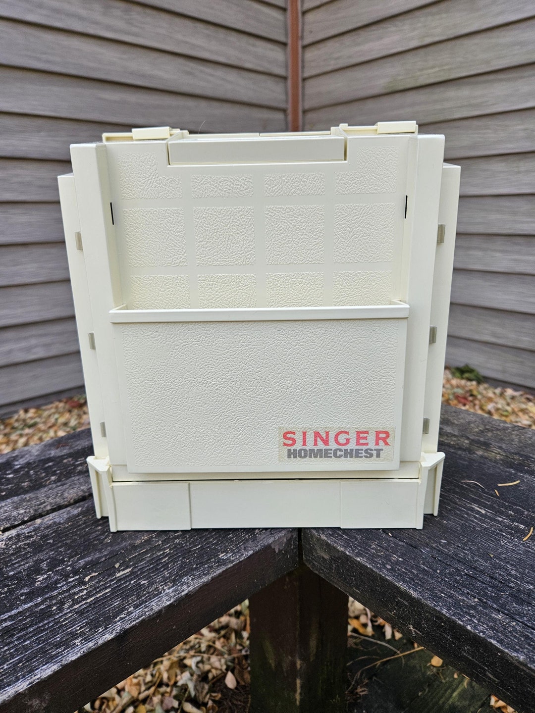 Vintage Singer Home Chest - 1983 World Wide Media Sewing Box - Sewing ...
