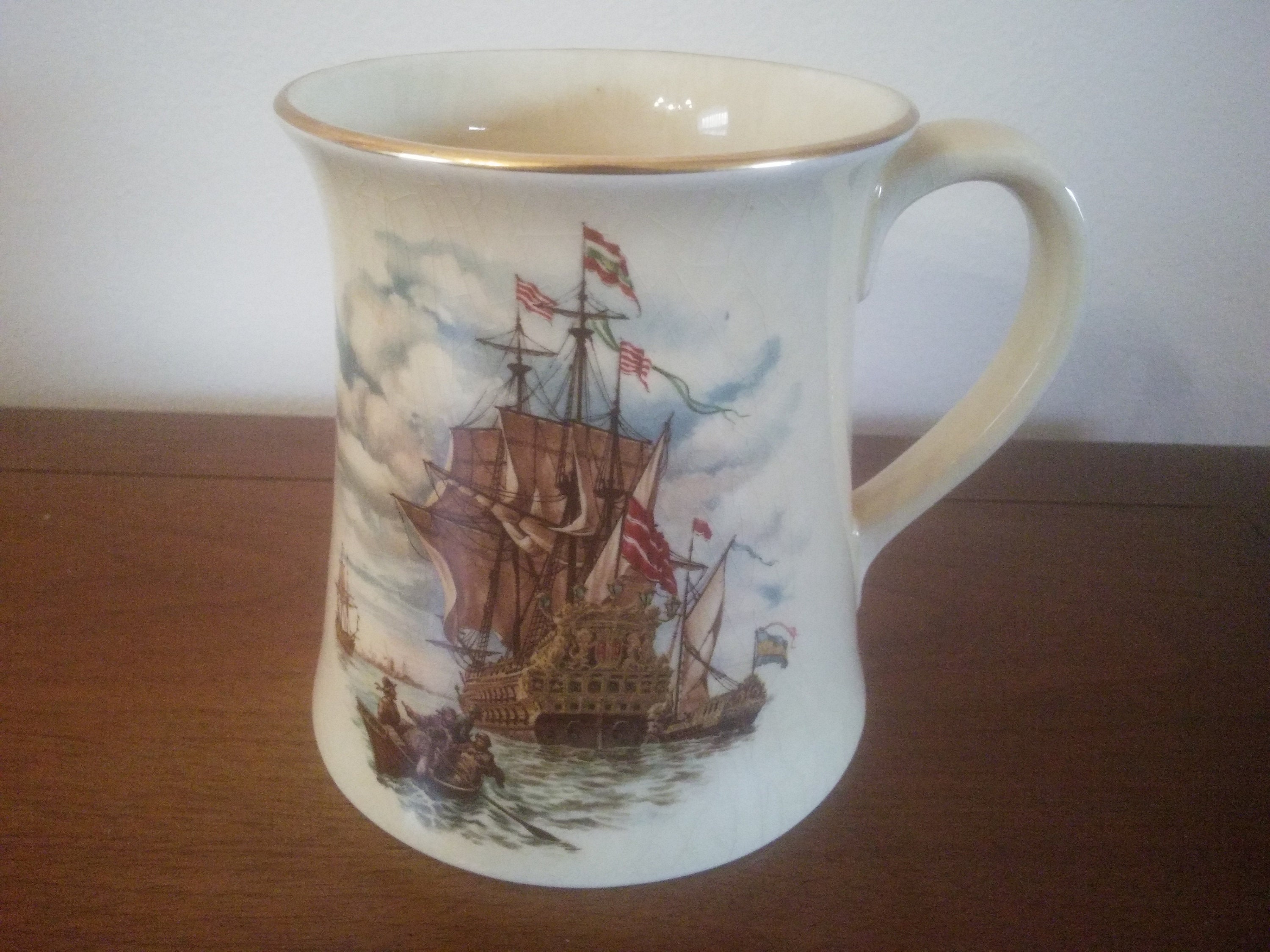 Antique Ship Mug Ship Mug Crown Devon England Mug - Etsy