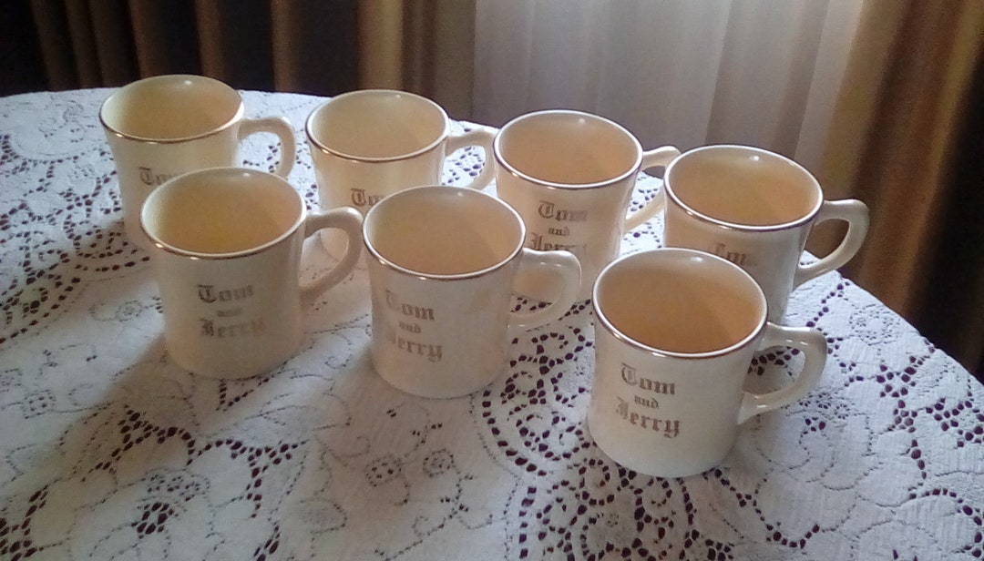 Tom & Jerry Mugs Vintage Homer Laughlin Tom and Jerry Mugs Homer ...
