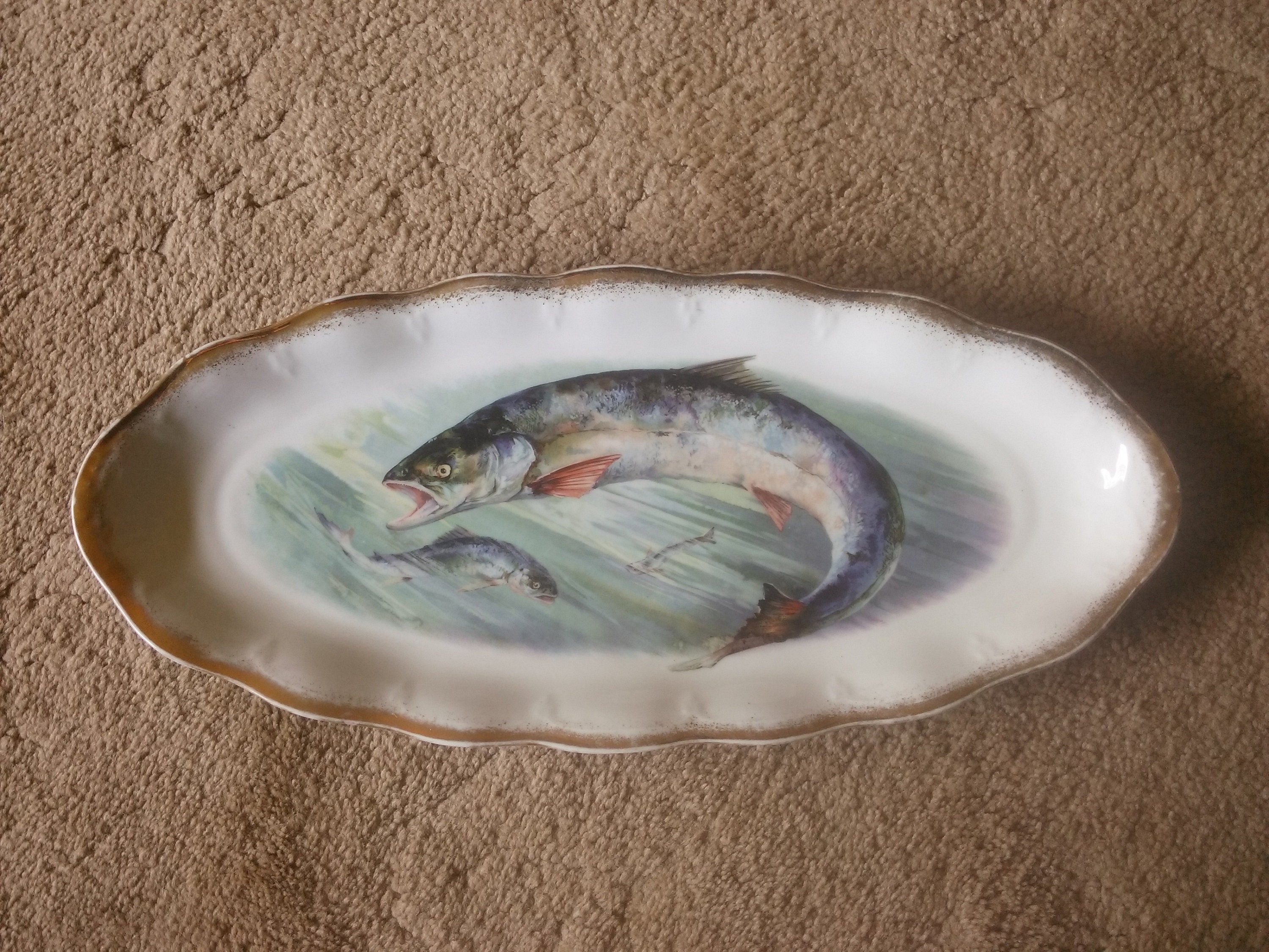 Beautiful Fish Platter - Fish Platter - Fish Plate - Mignon - Bavaria ...