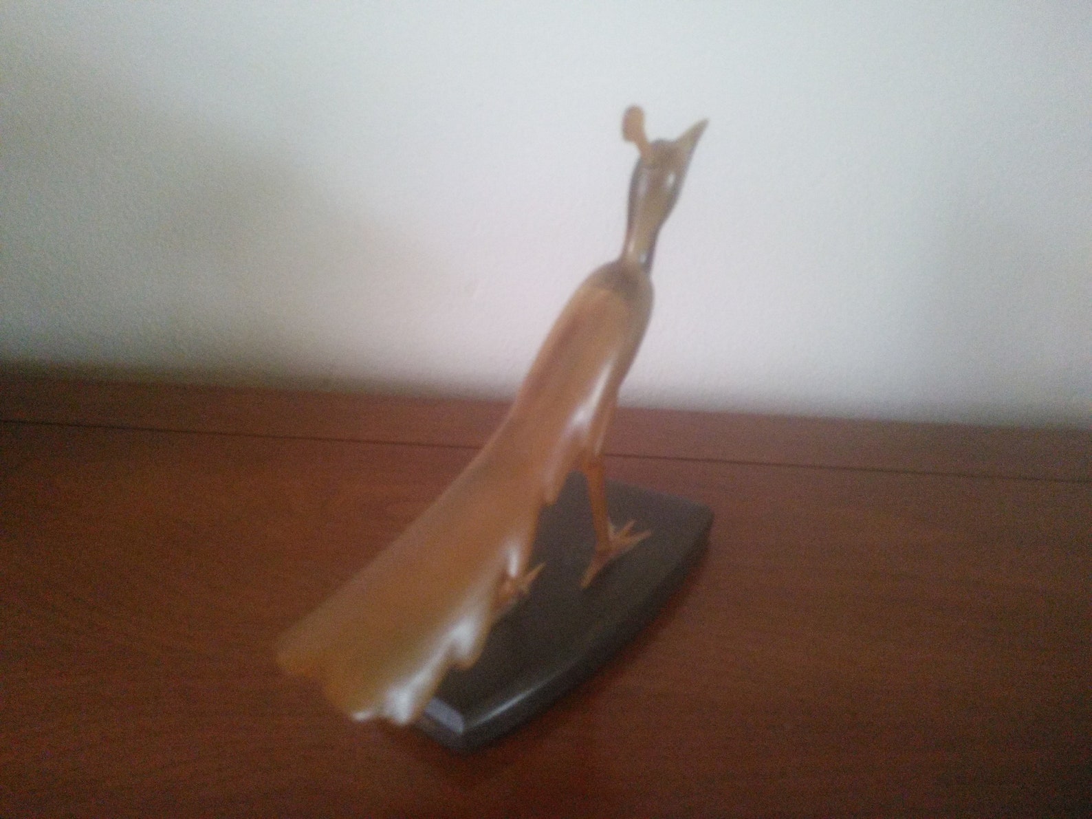 Vintage Hand Carved Horn Roadrunner Statue Bird Statue | Etsy