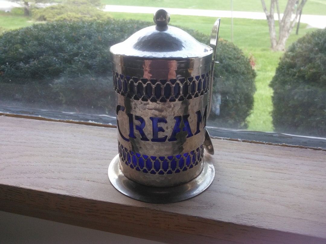 Vintage Powdered Creamer Container Cream Container Cream Canister ...